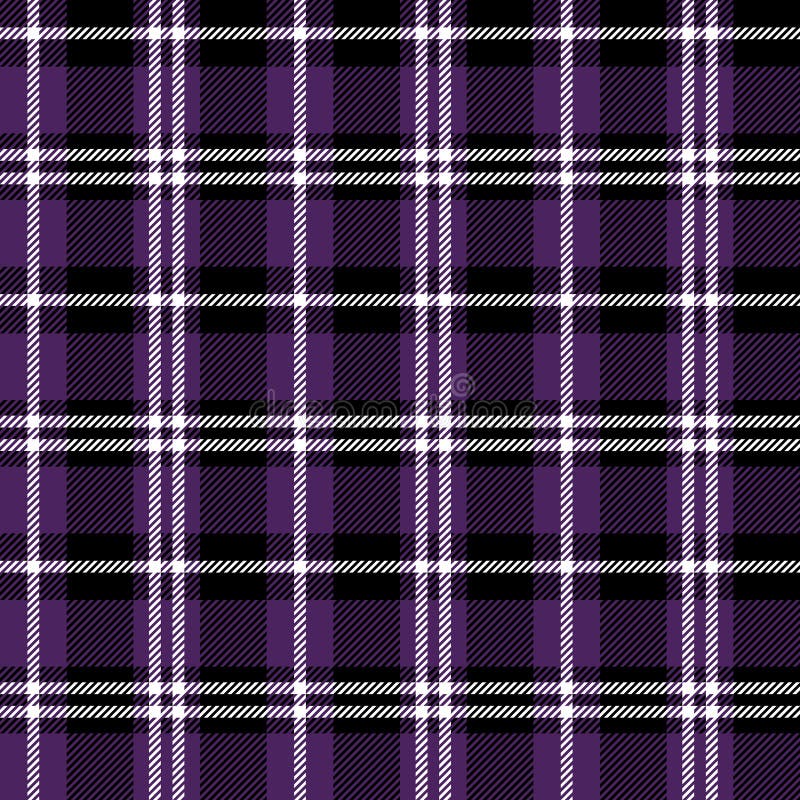 Purple Buffalo Plaid Seamless Pattern Stock Vector - Illustration of ...