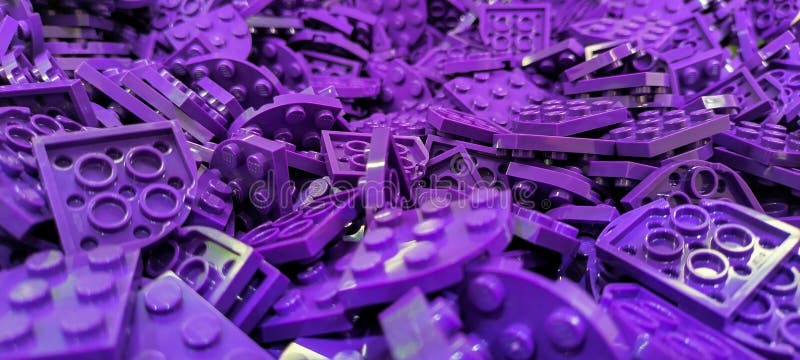 Purple building blocks stock image. Image of pile, play - 317346441