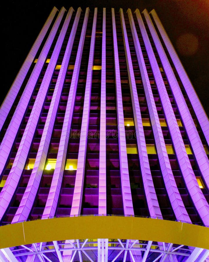 Purple Building-Guadalajara Stock Photo - Image of corner, street: 2929176