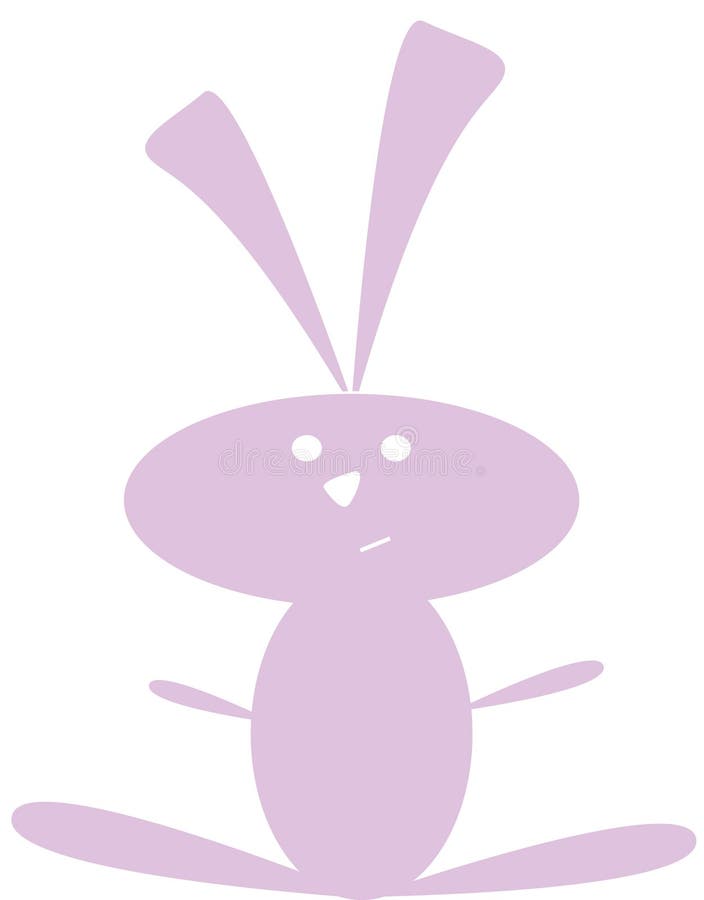 Candy Bits - Easter Bunny stock illustration. Illustration of lavender ...