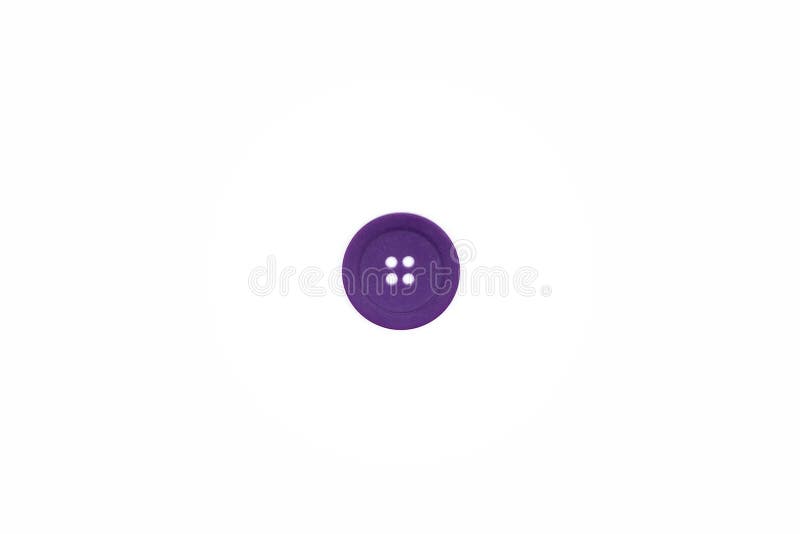 Purple Button on a White Background. Each is Filmed Separately. Isolate ...
