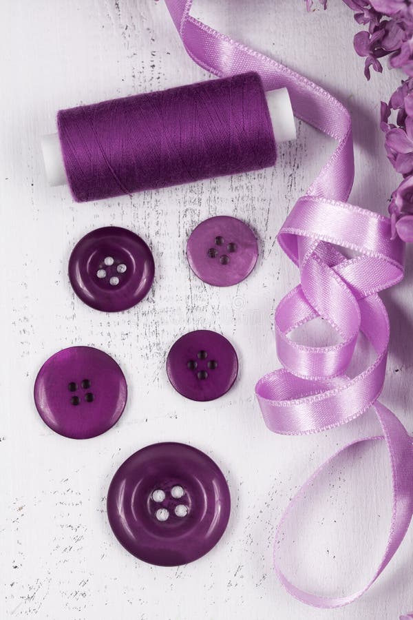 Purple buttons stock image. Image of craft, nostalgic - 41527987