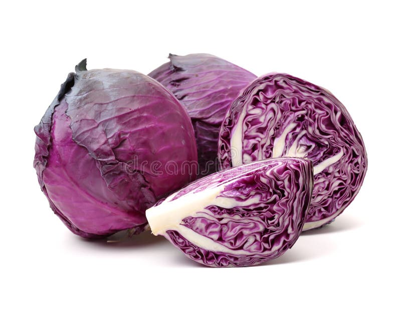 Purple cabbage, stock image. Image of cuisine, isolated - 115704393