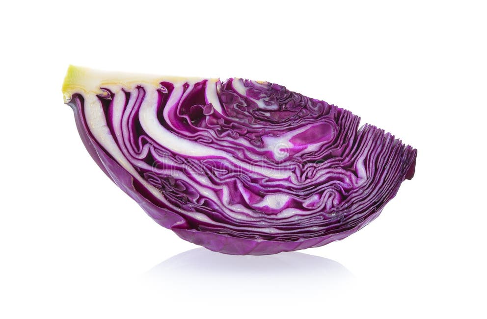 Purple cabbage slice stock image. Image of healthy, organic - 94162977