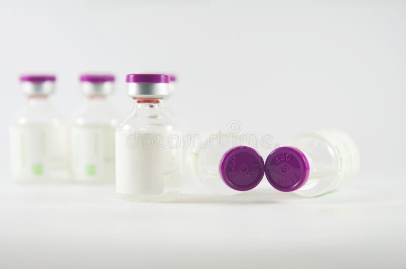 Purple Injection vial stock photo. Image of chemistry - 40258898