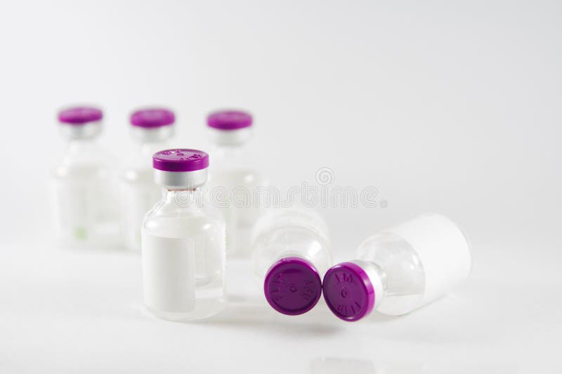 Purple Injection vial stock photo. Image of chemistry - 40258898
