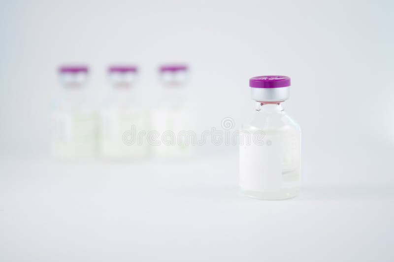 Purple Cap of Medicine Vial Stock Image - Image of care, ampoule: 40048073