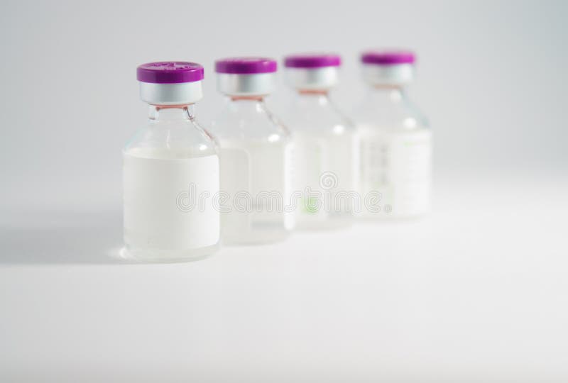 Purple Cap of Medicine Vial Stock Image - Image of hypodermic, pharmacy ...