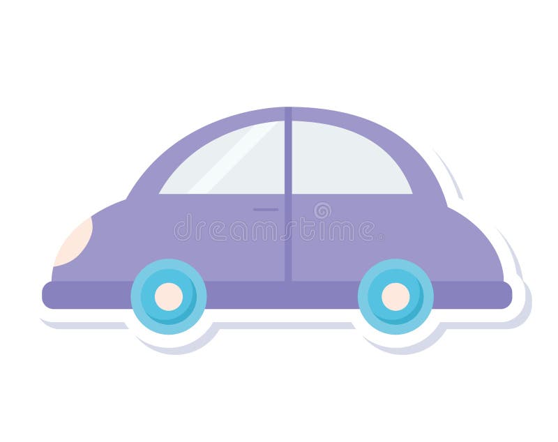Purple car design stock illustration. Illustration of transportation ...