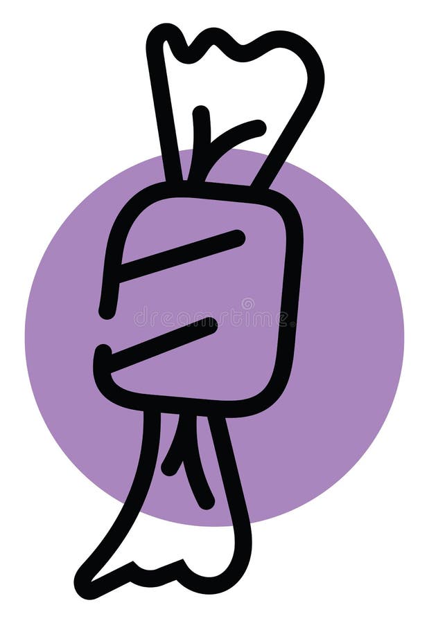 Purple Candy with Cirlces, Icon Stock Vector - Illustration of texture ...