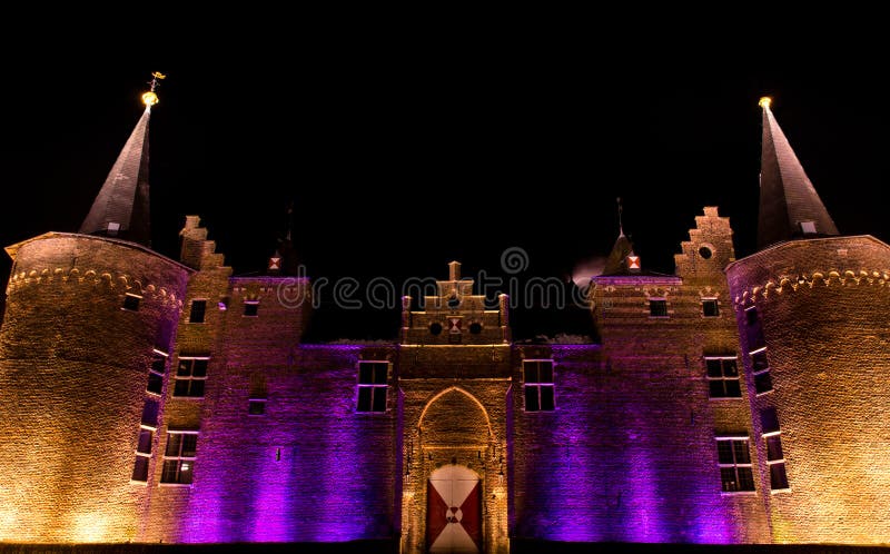 Purple castle stock image. Image of travel, landmark - 23319447