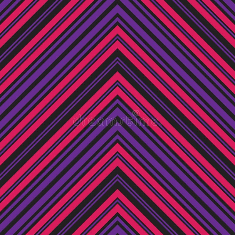 Purple Chevron Diagonal Stripes Seamless Pattern Background Stock ...