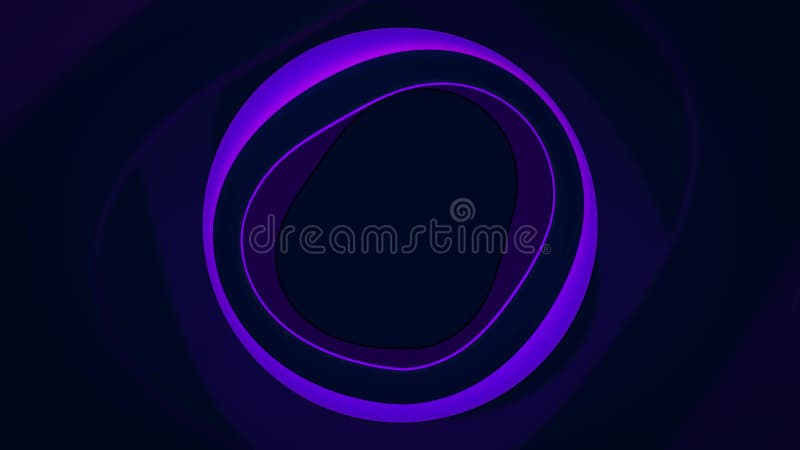Purple Circle Shape on Abstract Background with Animation Stock Footage ...
