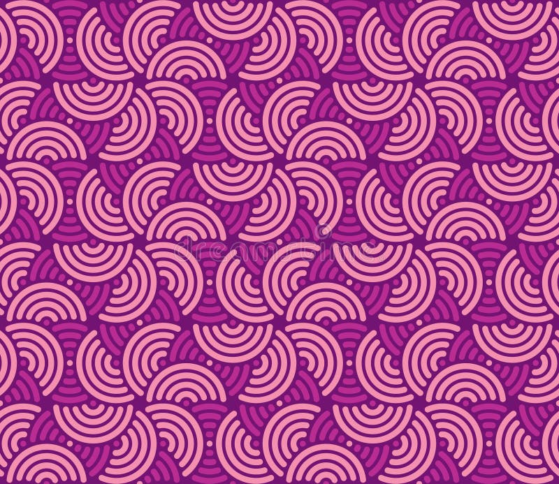 Purple Circles With Orange Slash Across Stock Illustration ...