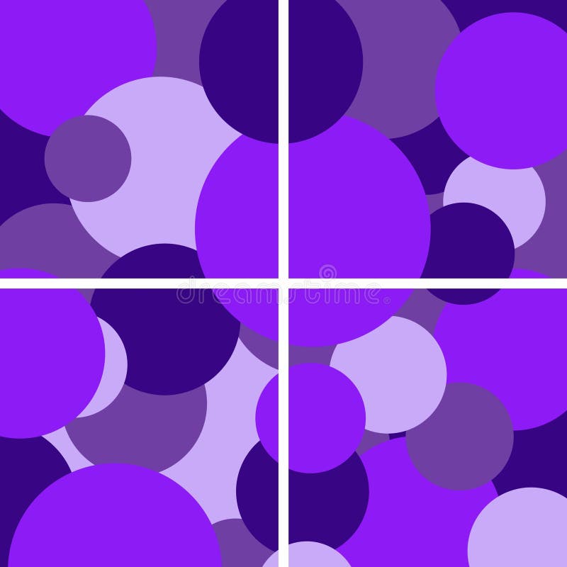 Purple Circles Background with White Perpendicular Lines Stock ...
