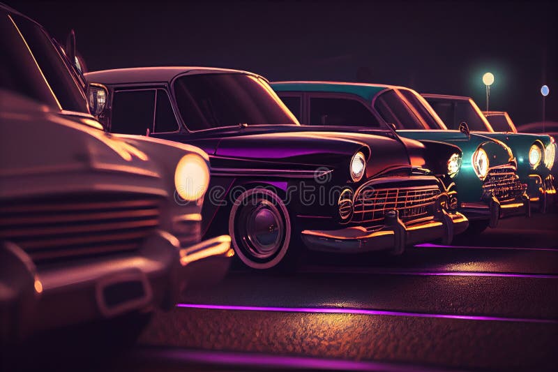 Purple Classic Car Stock Illustrations – 779 Purple Classic Car Stock ...