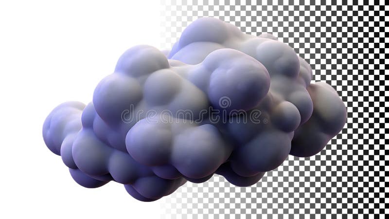 Purple Cloud Fluffy Sky Element, Dreamy Weather and Soft Texture Png ...