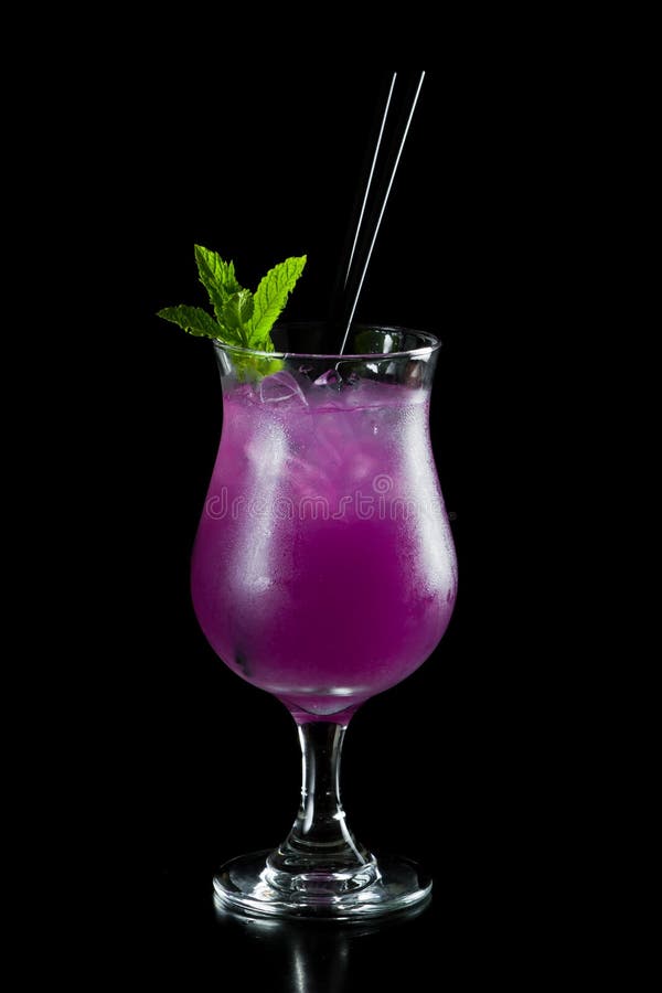 Purple cocktail stock image. Image of beverage, cold - 31643717