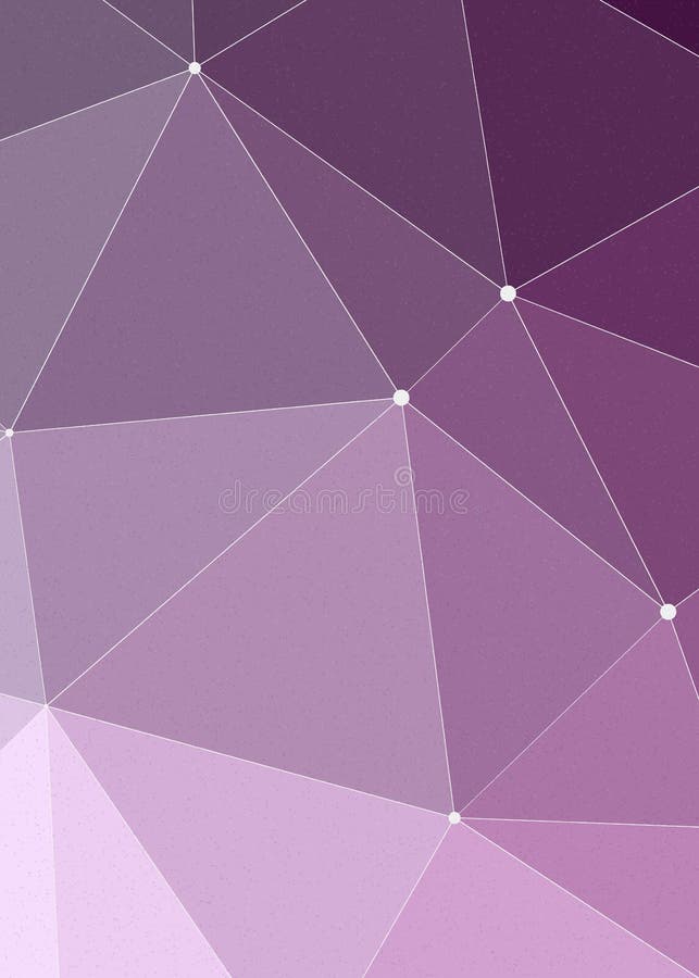 Purple Color Abstract Color Low-Polygones Generative Art Background ...
