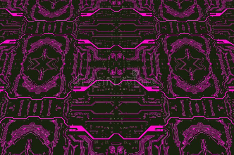 Purple Color Circuit Board Technology Background. Stock Photo - Image ... Purple Color Circuit Board Technology Background. Stock Photo - Image ...