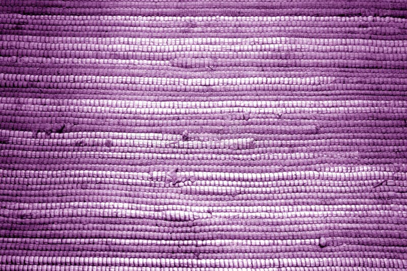 Purple Color Handmade Rag Carpet or Mat Texture Stock Photo - Image of ...
