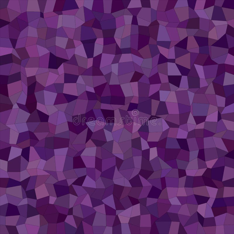 Purple Rectangle Mosaic Border Background Stock Vector - Illustration ...