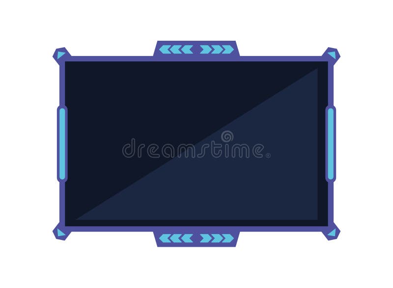 Purple streaming template stock vector. Illustration of banner - 219221484