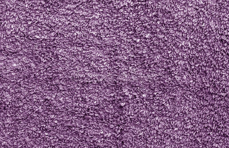 Purple Color Towel Pattern Close-up. Stock Photo - Image of isolated ...