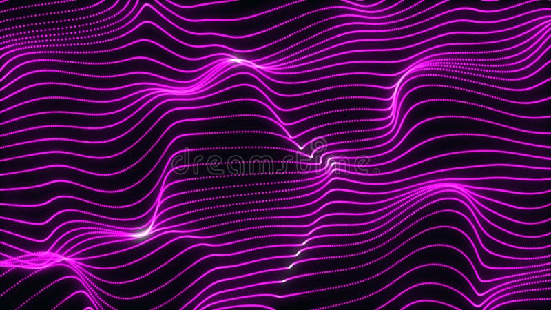Purple Color Trapcode Form Wave Background. Creative Digital Wave ...