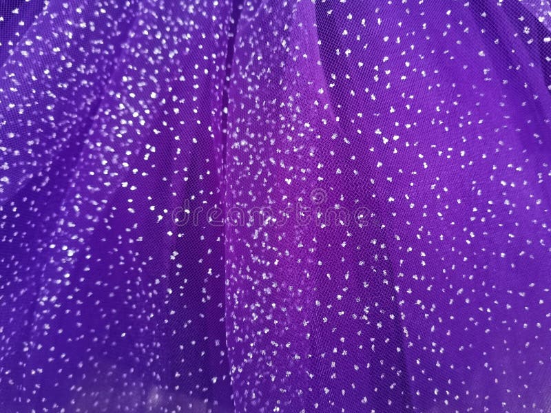 Purple Colored Fabric with Small Glitter Stones Stock Image - Image of ...