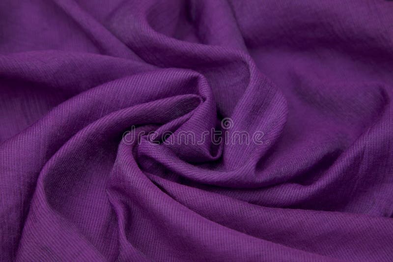 The Purple Colored Fabric is Very Smooth and Has a Slightly Slight ...