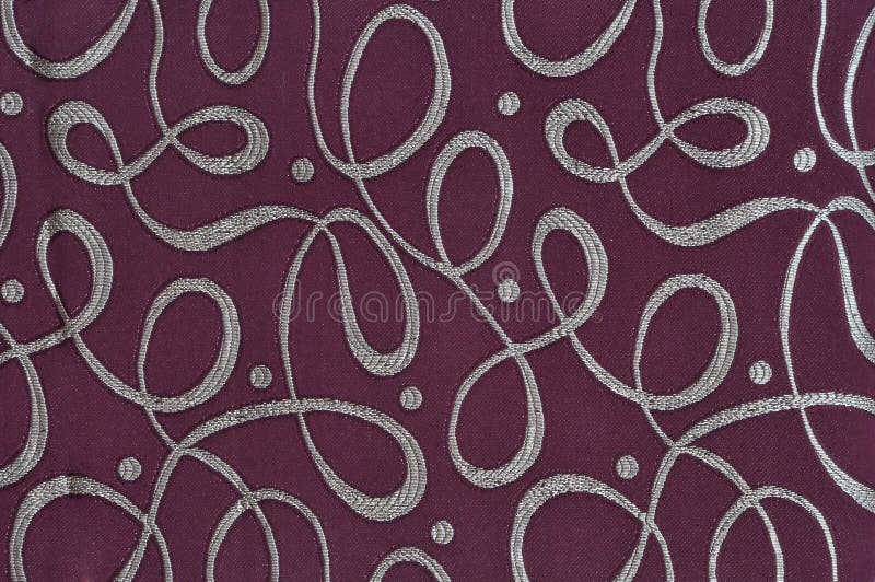 Purple Colored Patterned Fabric Texture Stock Photo - Image of handmade ...