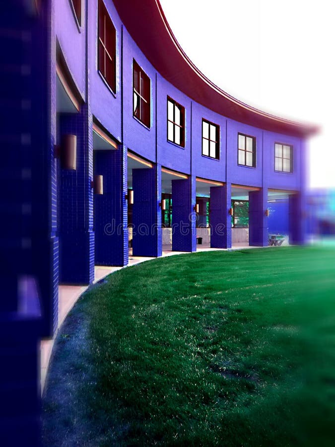 Purple Columns stock photo. Image of modern, columns - 53349910