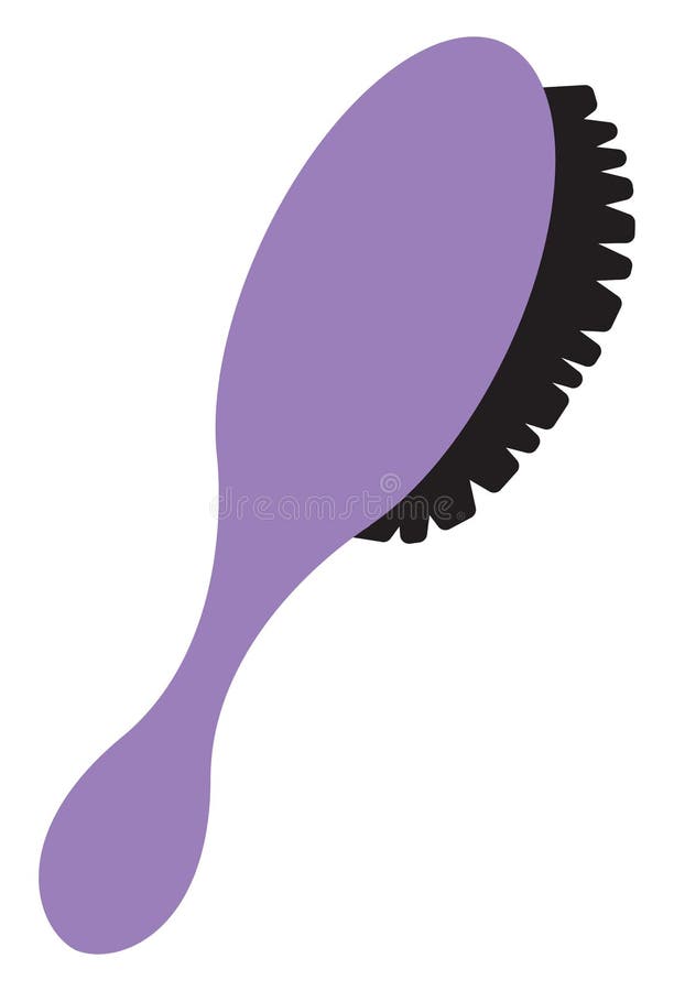 Purple Comb, Illustration, Vector Stock Vector - Illustration of comb ...