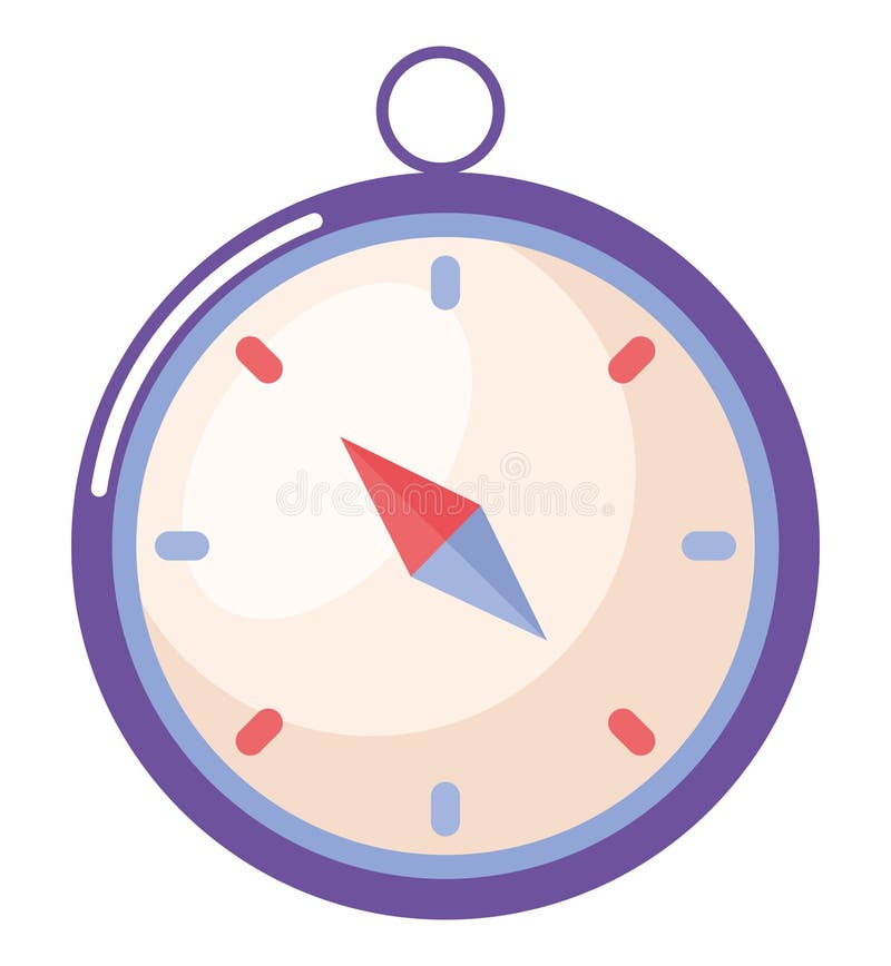 Purple compass design stock vector. Illustration of isolated - 265625653