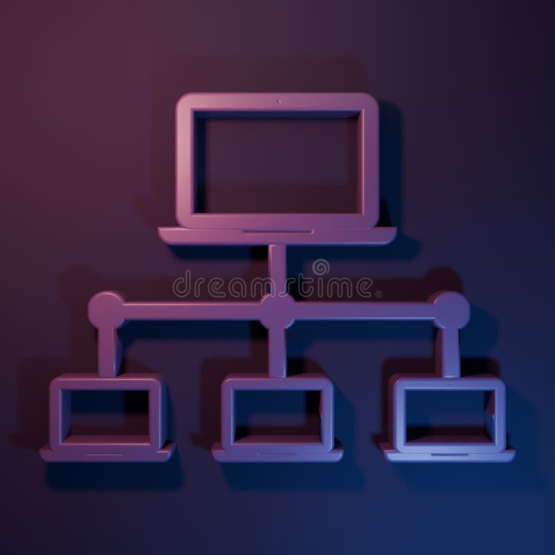 Laptop and Internet Connection Stock Illustration - Illustration of ...