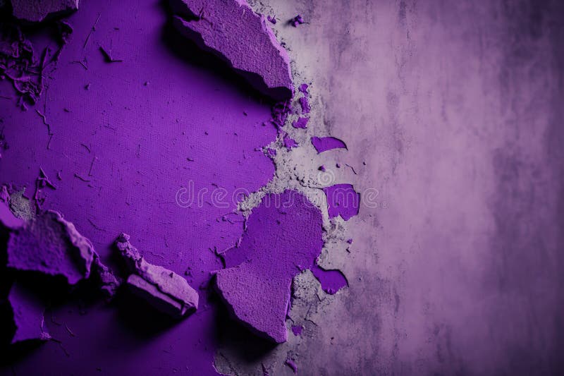 Purple Concrete with Textured Background Up Close. Edge Color Stock ...