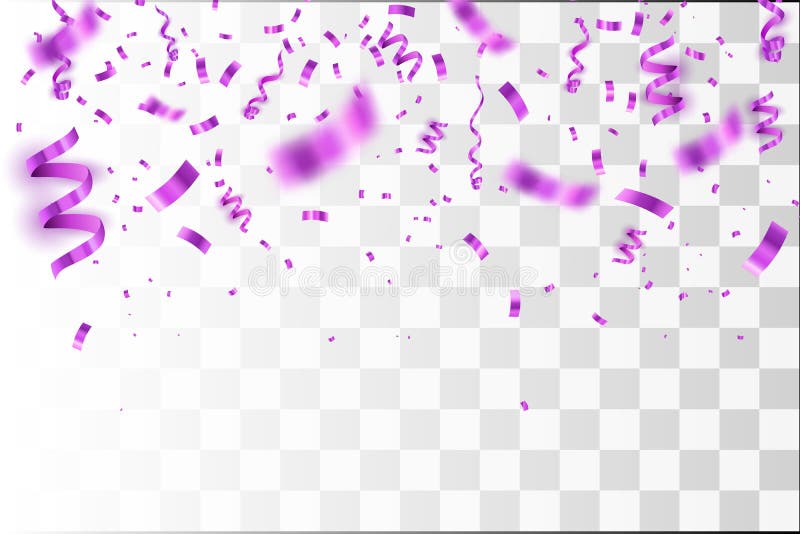 Purple Confetti Stock Illustrations – 55,464 Purple Confetti Stock ...