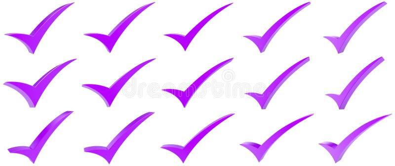 Pink Incorrect Mark Symbol Isolated on White Background Stock ...