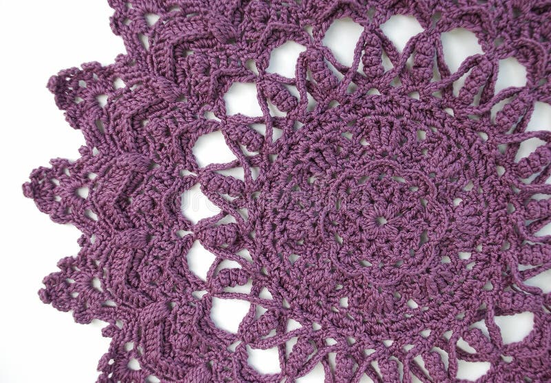 Doilies Crochet Doily Purple Doily Home & Living etna.com.pe