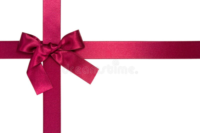 Purple Cross Ribbon with Bow Stock Photo - Image of shiny, purple: 14223090