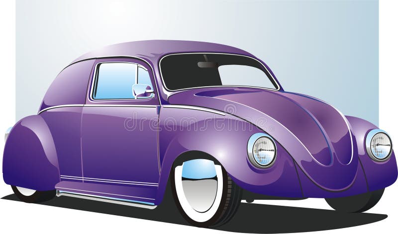 Purple Sports Car stock illustration. Illustration of power - 5569423