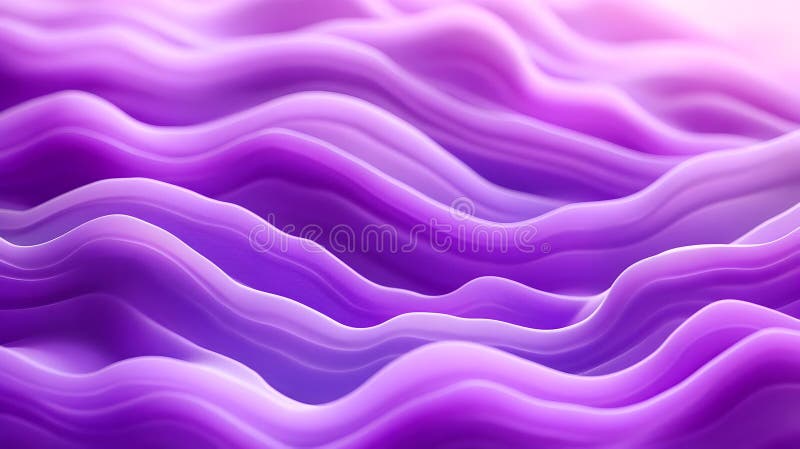 Purple 3D Abstract Wave Background Illustration Stock Illustration ...