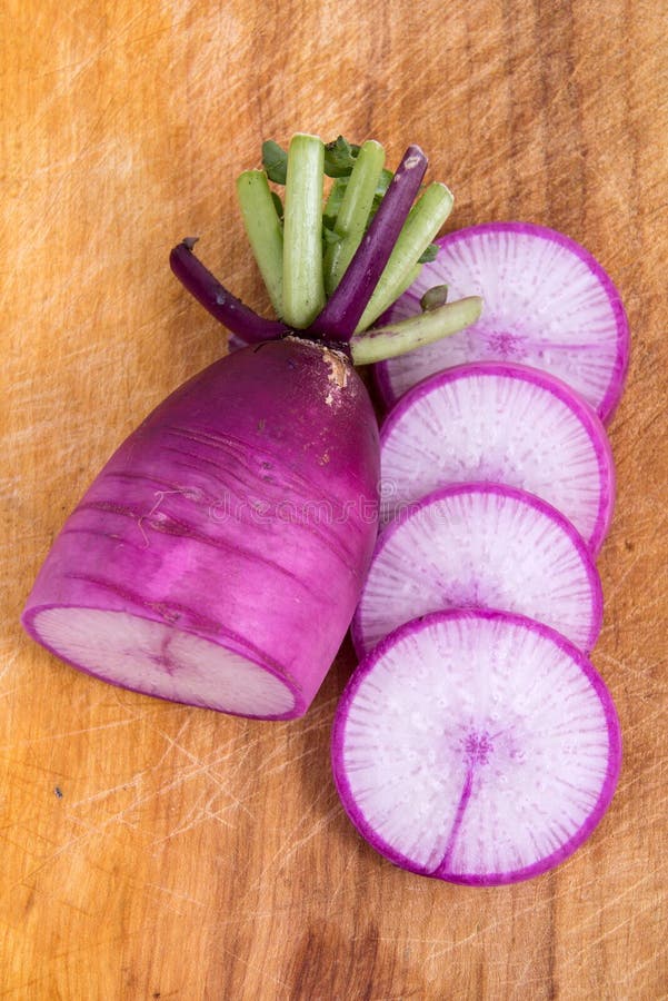Purple daikon radish stock image. Image of vegetable - 43919975
