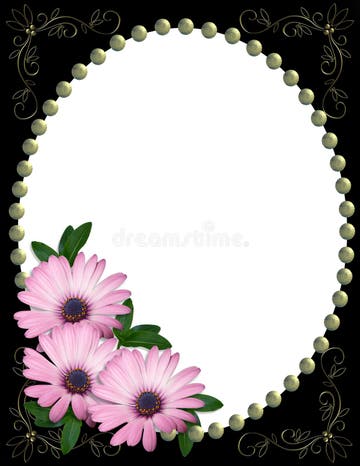 Purple Daisy Border Frame Stock Illustrations – 1,218 Purple Daisy ...