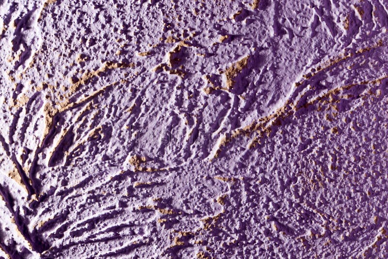 Purple Decorative Plaster As a Background Stock Image - Image of ...