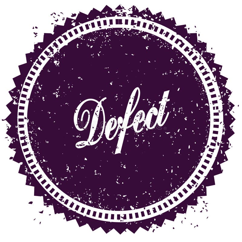 Purple DEFECT Distressed Stamp Stock Illustration - Illustration of ...