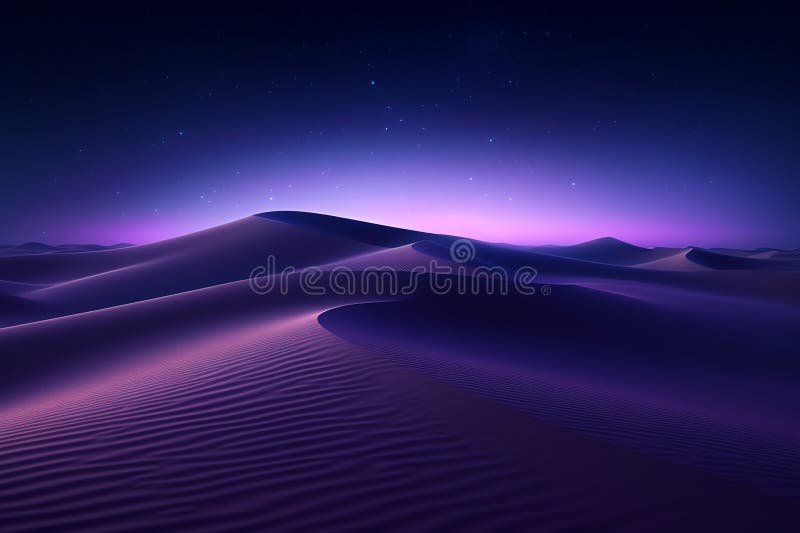 Purple Desert, AI Generated Stock Photo - Image of hostile, generated ...