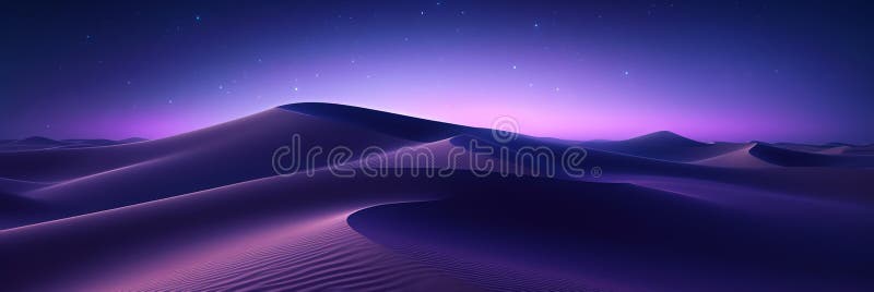 Purple Desert, AI Generated Stock Illustration - Illustration of sahara ...