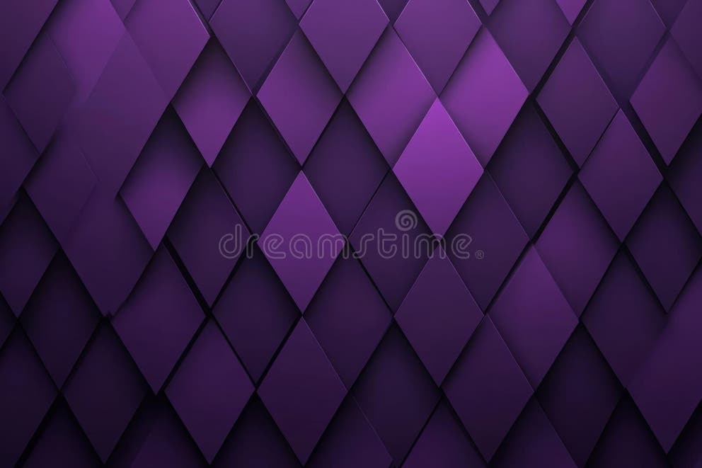 Purple Diamond Pattern Creates Modern Background Design with Geometric ...
